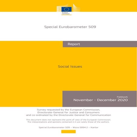Special Eurobarometer 509 | PDF