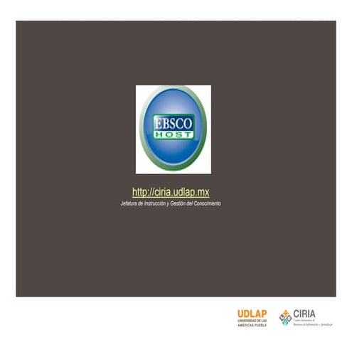 Manual de EBSCO | DOC