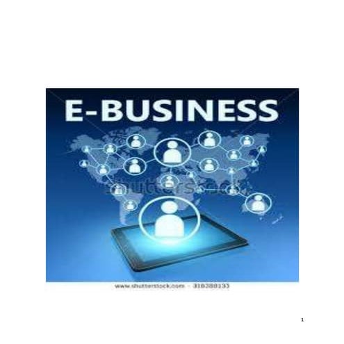 Ebusiness assignment n | DOCX