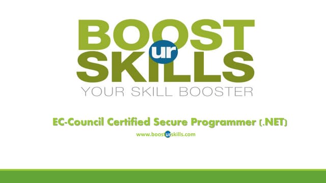 EC-Council secure programmer. net | PPT EC-Council secure programmer. net | PPT