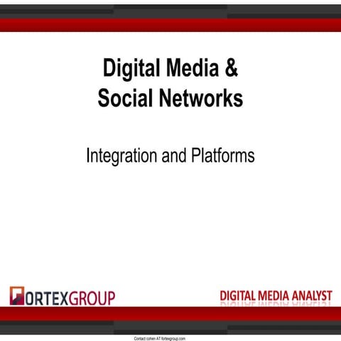 Digital and Social Media Presentation | PPT