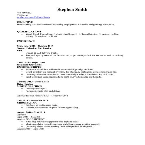 James's Resume | DOCX