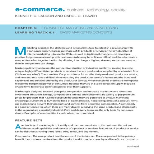 Ec10 learning track 6.1 basic marketing concepts | PDF