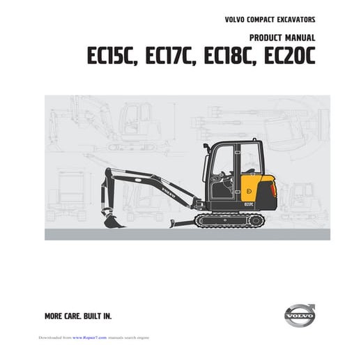 EC15C - Volvo Compact Excavator, C series SM.pdf