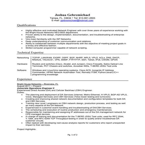 jg_resume_public | PDF | Computer Networking | Computing