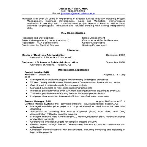 James Nelson resume | DOC