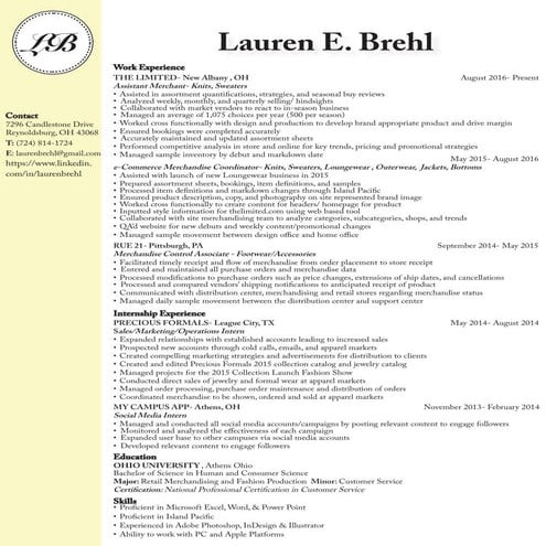 BREHL RESUME | PDF