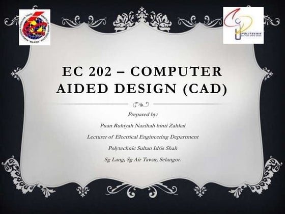 S01 cad-cam | PPTX | Drawing and Sketching | Arts and Crafts