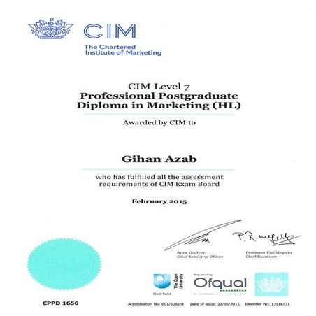 CIM Post Grad Dip | PDF