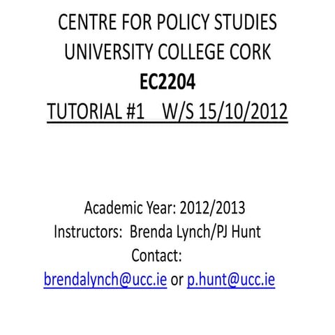 Ec2204 tutorial 1(2) | PPTX