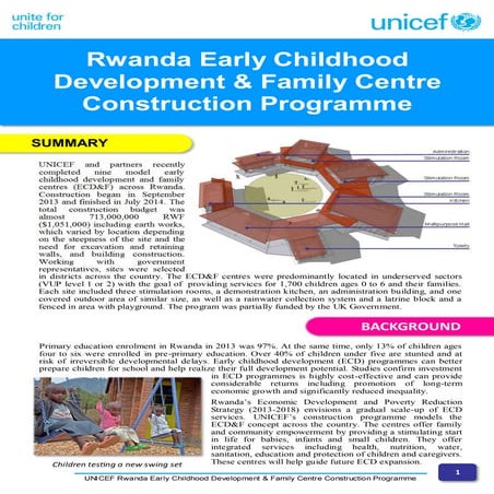 Project Profile ECD and F Small | PDF