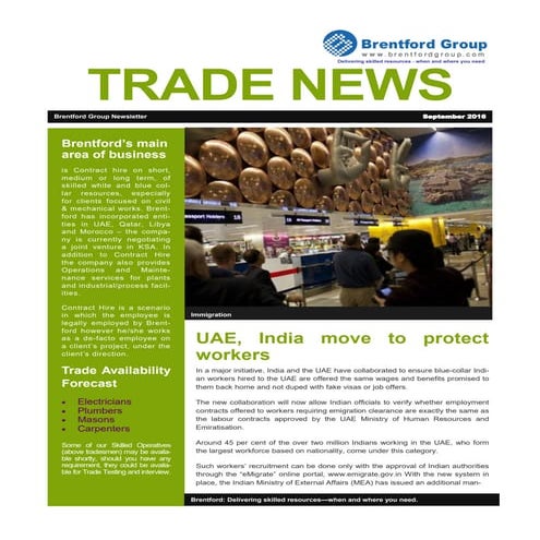 Trade News 16082701 | PDF | Commodities | Economy