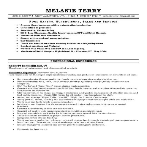 Melanie Terry Resume 2016 (1) | DOCX