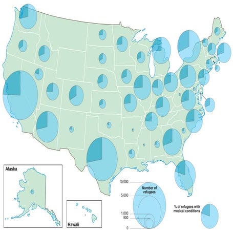 USA refugee chart map | PDF