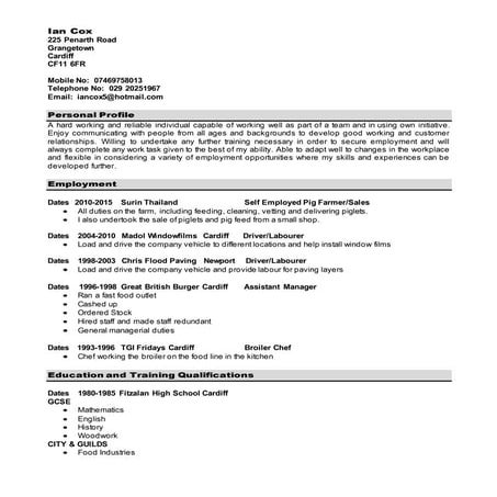 Shannons Resume (1) | DOC