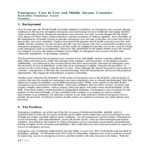 External Narrative | PDF