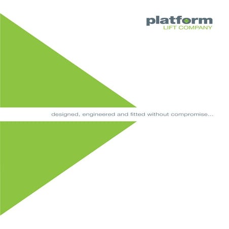 Platform Lift Company Brochure-Electronic small | PDF