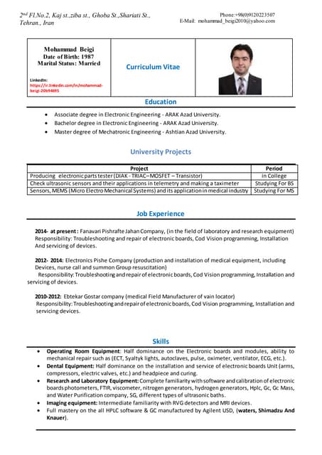 SubSea Resume | PDF | Technology & Computing