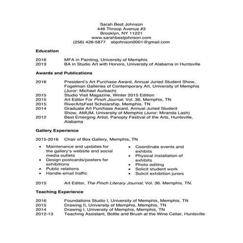 Johnson_Sarah_Resume | PDF