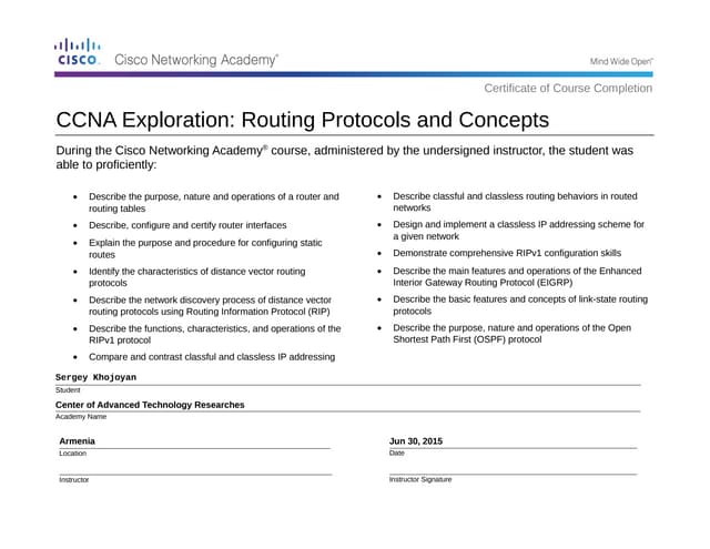 CCNA Exploration Routing Protocols and Concepts | PPT CCNA Exploration Routing Protocols and Concepts | PPT