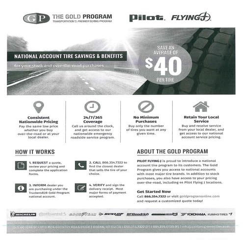 Gold Tire Program | PDF