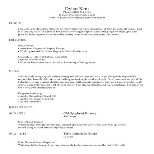 Richard Sanchez Resume 10-2015 | PDF
