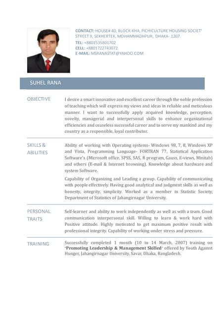 Cv bengura pn slideshare | PDF