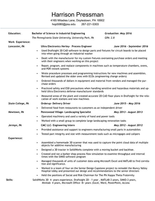 Robert Beres -Resume | PDF