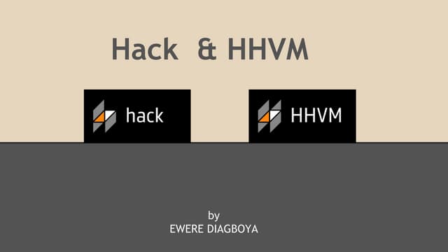 Hack And Hhvm Ppt