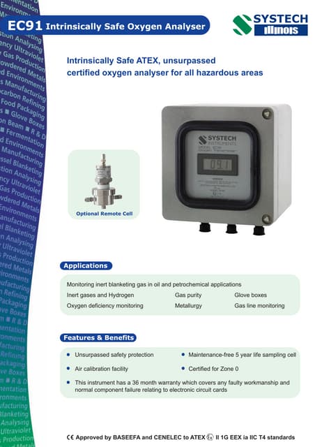 Prevex Flammability Analyzer Product Specification | PDF | Home ...