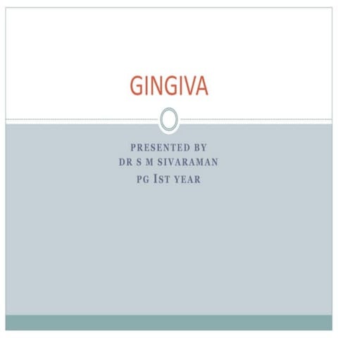 GINGIVA | PPT