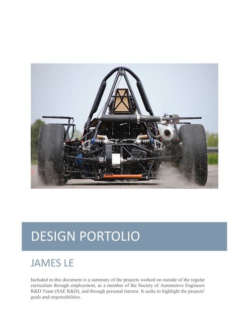 Engineering design portfolio for linked in | PPT