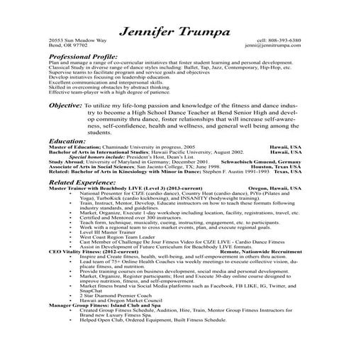 John Henline - Resume | DOCX