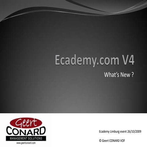 Ecademy V4 | PPTX