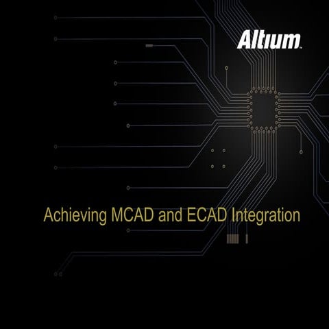 ECAD-MCAD Presentation 2011 | PPT