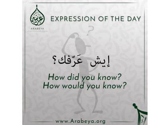 More common and new Egyptian Colloquial Arabic Expressions with Arabeya ...