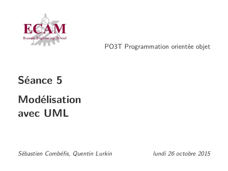 Modélisation avec UML