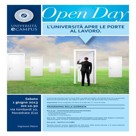 E campus open day | PDF