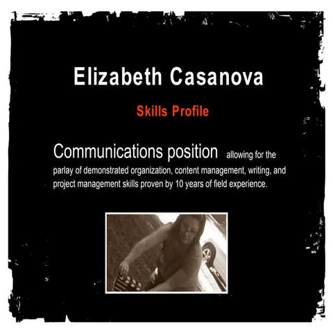 E casanova[skillsprofile] 1 | PPT