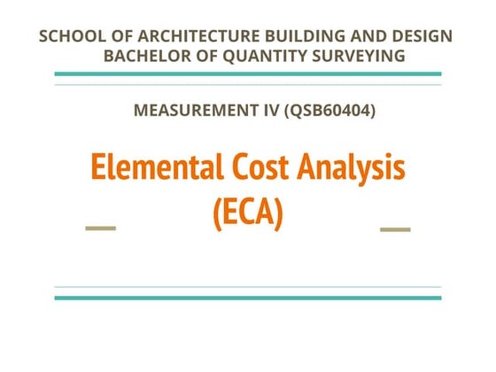 ECA Workshop - ECA Form | PDF | Civil Engineering Industry | Industries