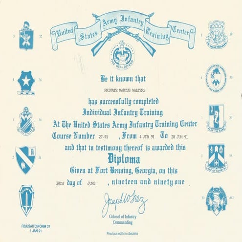 US Army Infantry School | PDF