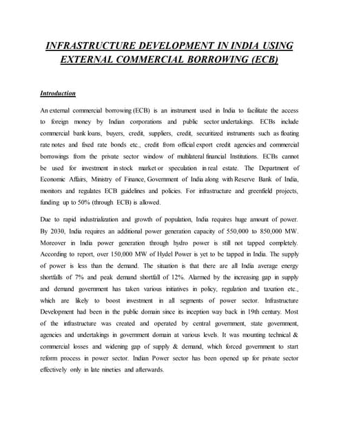 Sources of project financing | PPTX