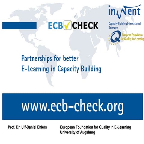 Open ECBCheck: Open Quality Certification Scheme for Online Courses and ...