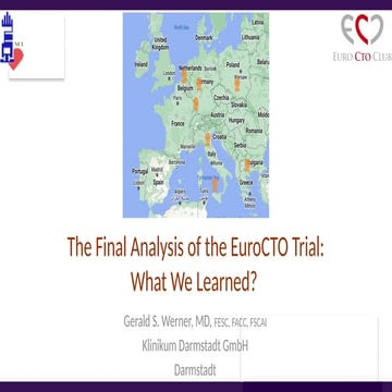 Flash Highlight: 3 years outcome of Euro CTO G. Werner, Germany | PPTX