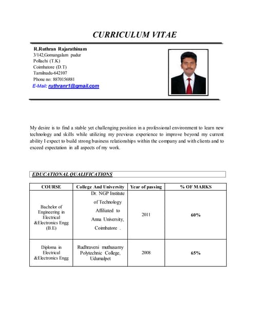 CV Engr. Asad Rasheed | PDF