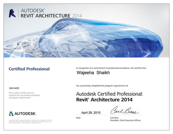 Autodesk_Revit_Structure_2015_Certified_Professional_Certificate_NA ...
