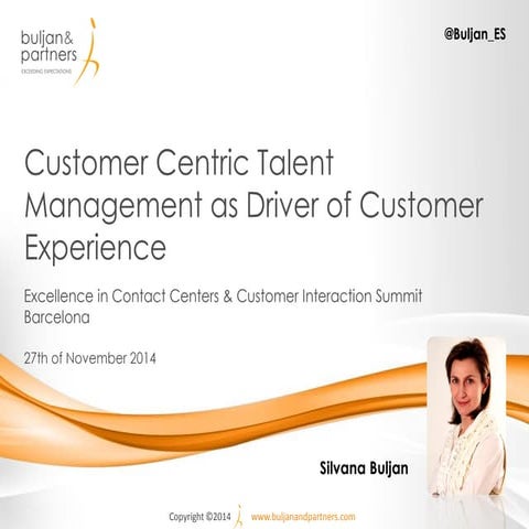 Eccci summit barcelona 27112014 Silvana Buljan | PPT