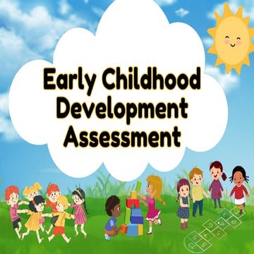 ECCD Tool Jewel powerpoint for kindergarten | PPTX