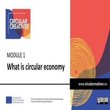 MODULE 1 - What is circular economy | PPT