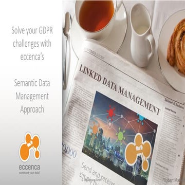 eccenca Corporate Memory GDPR Solution | PDF